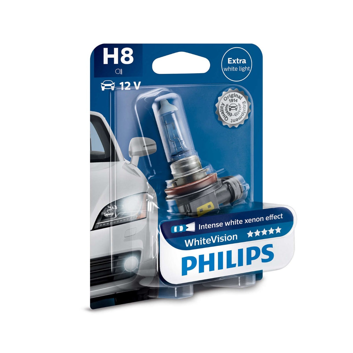 Philips H8 White Vision Xenon Effect Bulb - PH 12360WHVB1 – Lohen ...